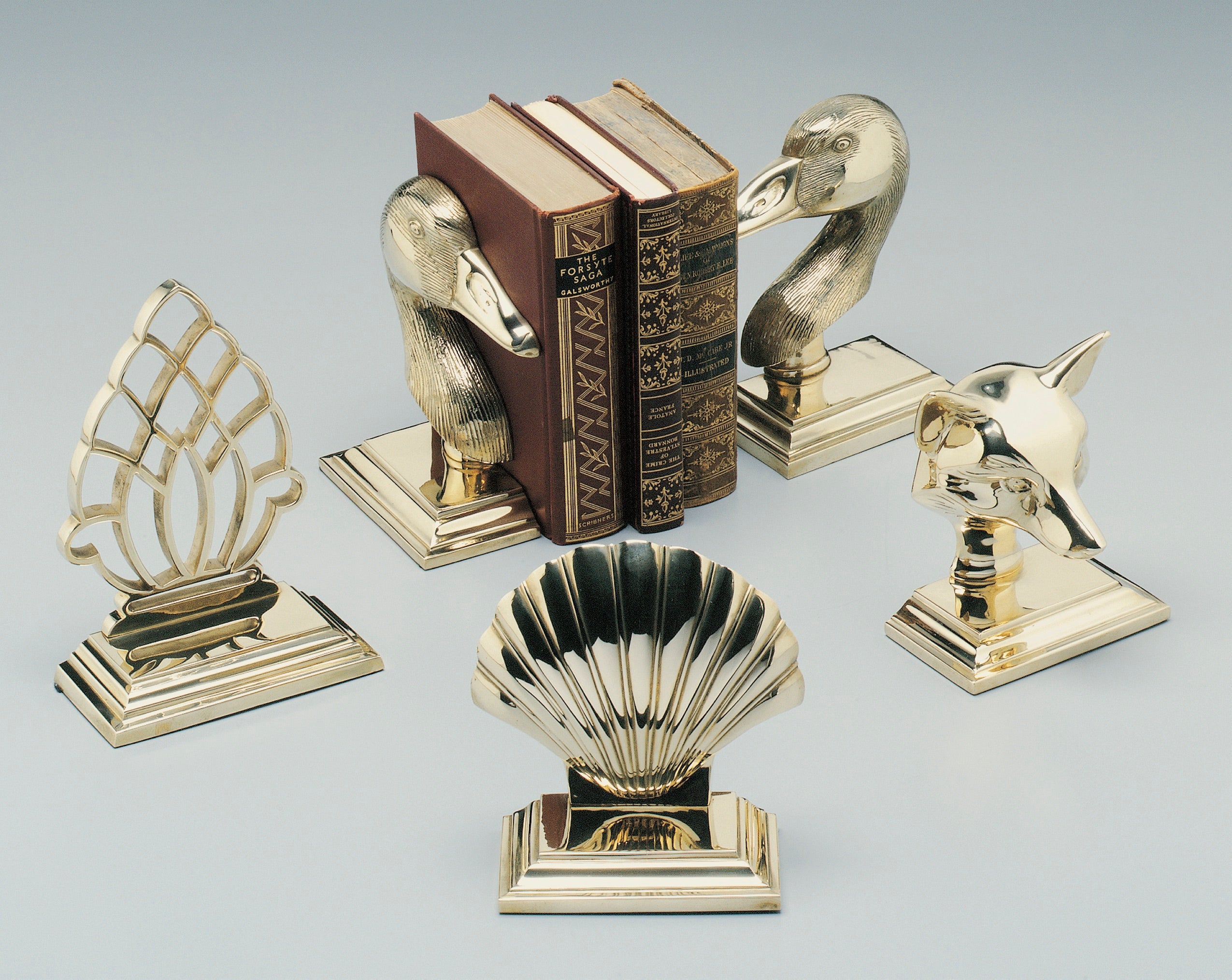 Brass Bookends & Doorstops | Fox, Pineapple & Horse Designs | Jefferson ...